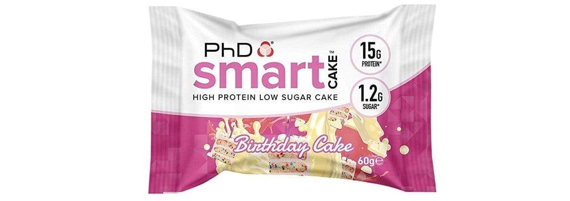 PhD Birthday Cake Flavour Protein Smart Cake box (12 Cakes) – Protein ...